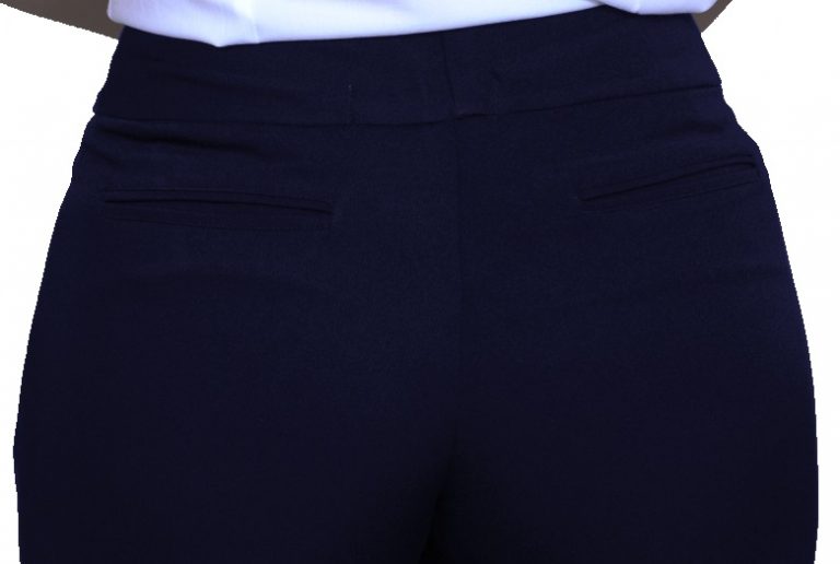 Calça Social Feminina Azul Marinho – 20 PÇS – Alpha Moda Social