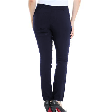 Calça Feminina Social Azul Marinho com passante – 20 pçs – Alpha Moda ...