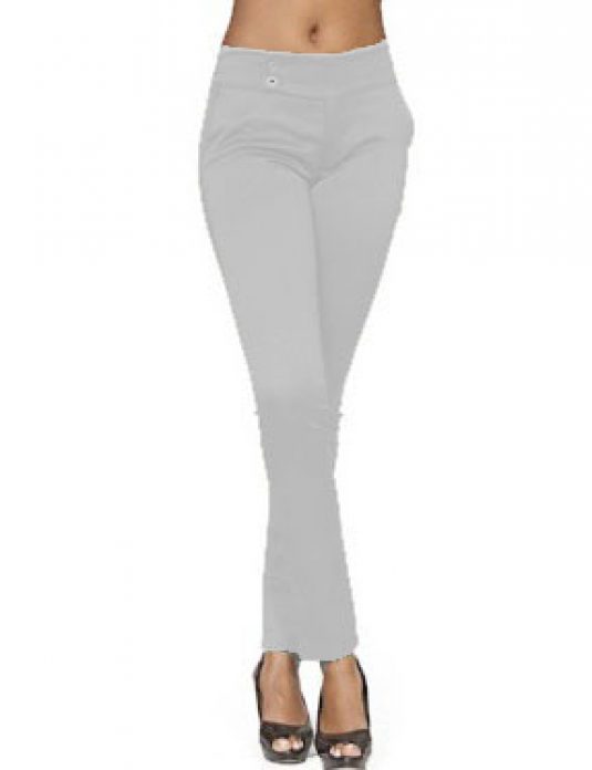 Calça Social Feminina Azul Marinho cós transpassado - Alpha Moda Social